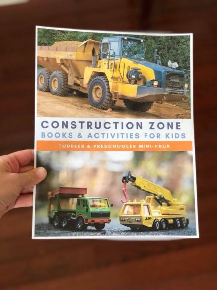 Construction Themed Week Plan for Toddlers and Preschoolers
